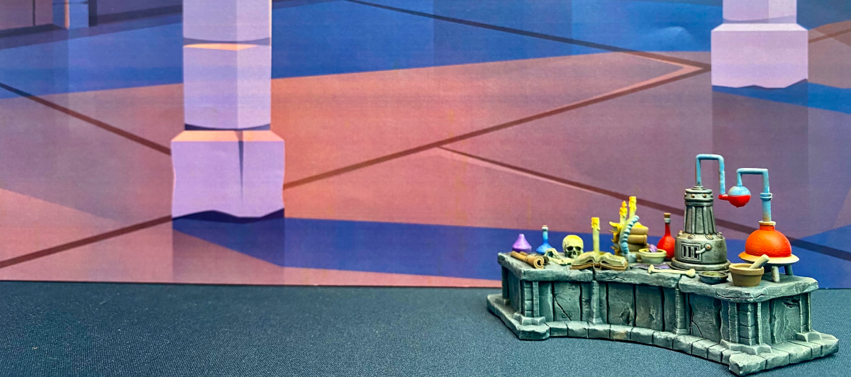 3DRPG: STL Miniatures - Alchemist Table | DnD TTRPG Scatter Terrain