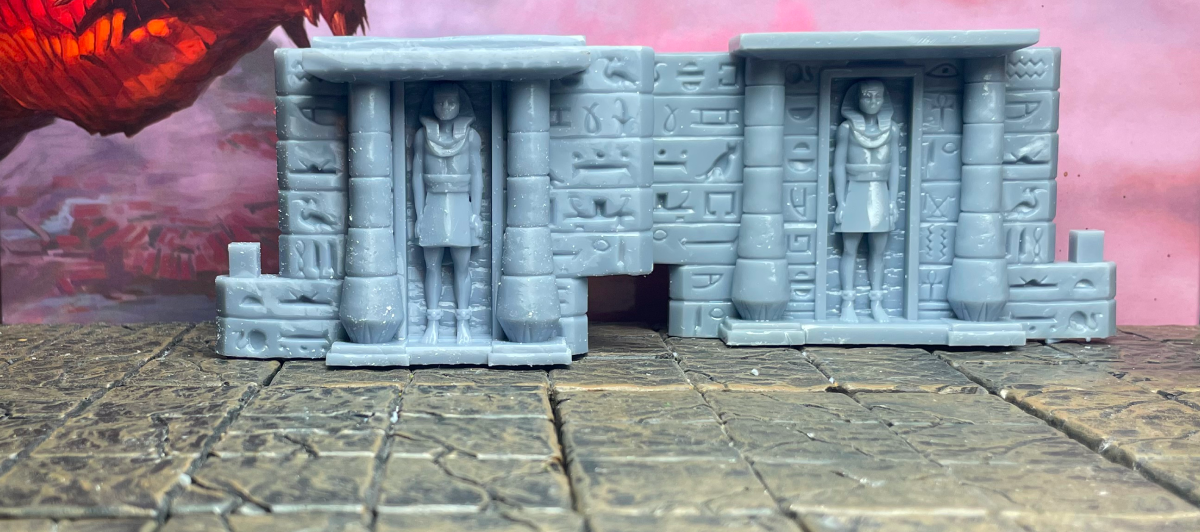 3DRPG: Cast n Play - DnD Egyptian Platform | Resin Scatter Terrain RPG